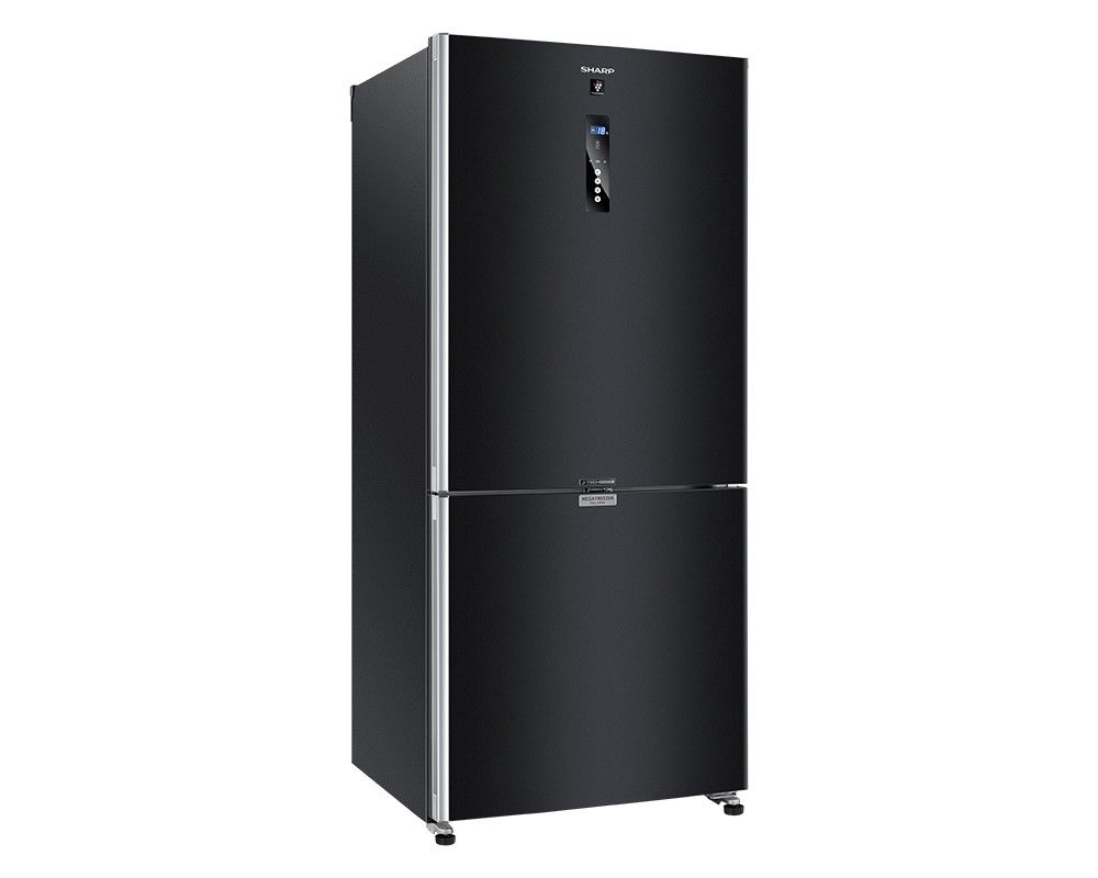 SHARP Fridge Inverter Digital, Bottom Freezer, 558 L , Black - SJ-PV73K-BK