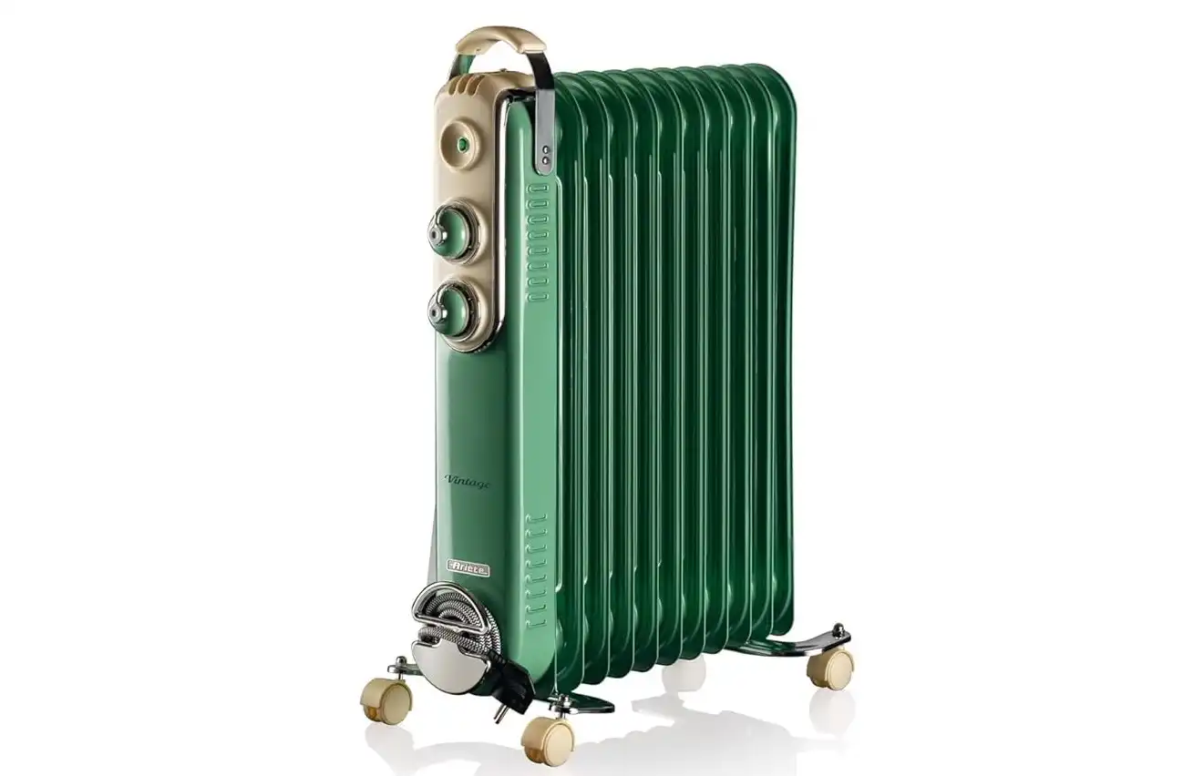 Ariete Vintage oil radiator, 11 Heating Elements, 2500W, 3 Power Levels ...